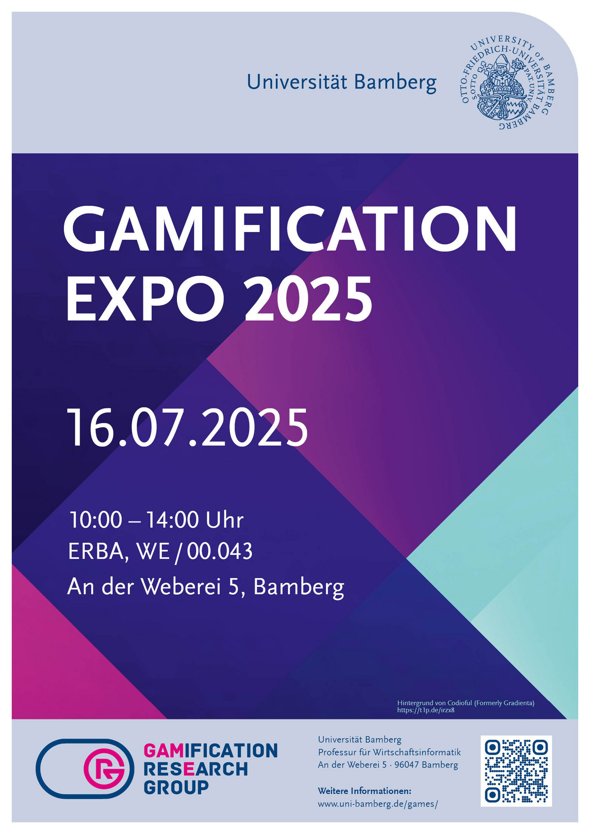 🎮 Invitation to our Gamification EXPO 2025 (July 16, 2025, 10 AM – 2 PM) - Information Systems ...